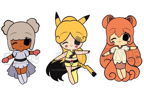 Pokemon Gijinkas [closed] By Hanniquinn On Deviantart