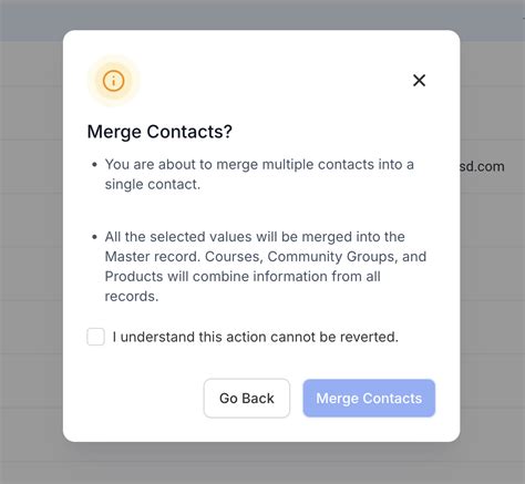 Maximize Efficiency With Our Enhanced Contact Merge Functionality