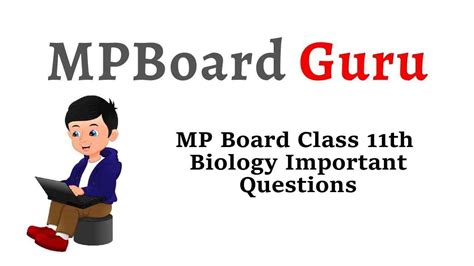 MP Board Class 11th Biology Important Questions With Answers MP Board Guru