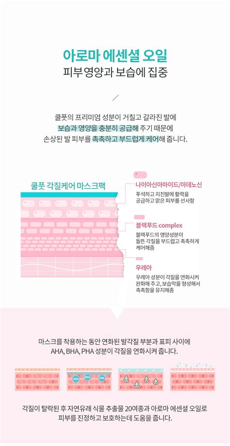 풋마스크 발각질제거팩 각질 보습 영양 풋필링 1매 감도 깊은 취향 셀렉트샵 29cm