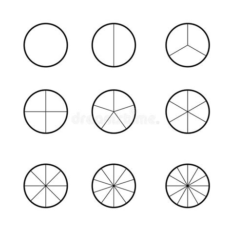 Numbered Fraction Tiles For Education Stock Vector Illustration Of Start Arithmetic 173256773