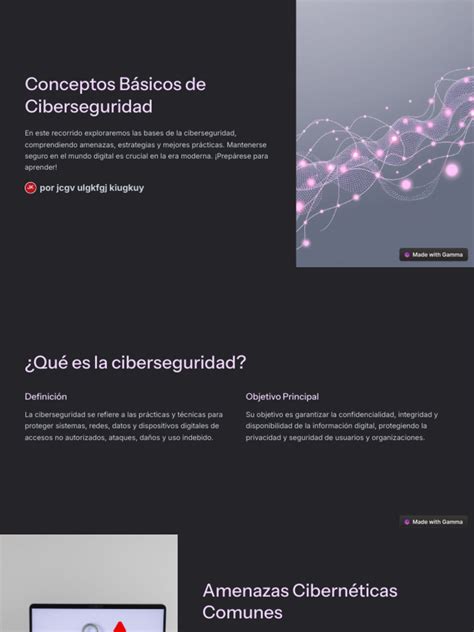 Conceptos Basicos De Ciberseguridad Pdf La Seguridad Informática