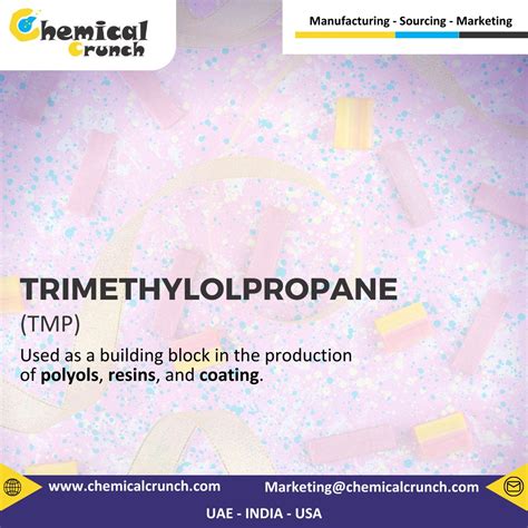 Chemical Crunch On Linkedin Chemicalcrunch Trimethylolpropane Tmp Chemicaldistribution