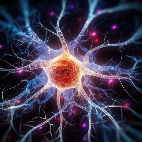 神经元系统复模型 神经网络结构 人类神经网络的研究 数字人工生物 库存照片 图片 包括有 女主持人 微观 291713406