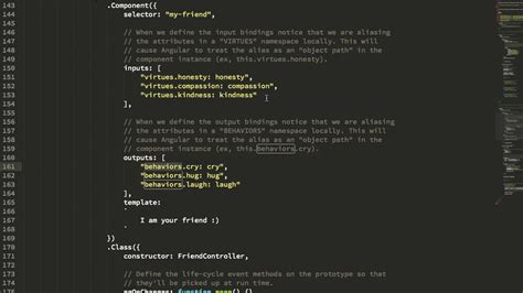 Input And Output Aliases Can Be Namespaced In Angular 2 Beta 14 On Vimeo