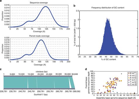 Genomic Sequence And Paired Reads Coverage A Distribution Of Genomic Download Scientific