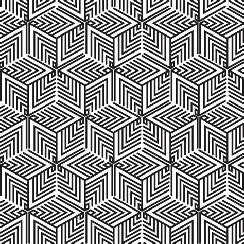 A Black And White Geometric Pattern 52369082 Vector Art At Vecteezy