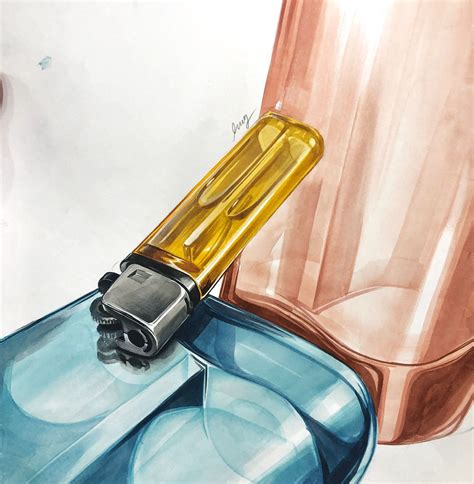 라이터 기초디자인 금속 질감 그림 질감