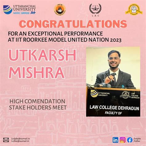 Utkarsh Mishra On Linkedin Thankyou So Much Pro Bono Club Law College Dehradun Grateful For