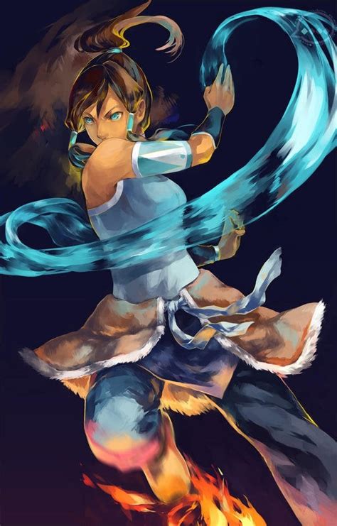 Korra Looking Badass Rthelastairbender