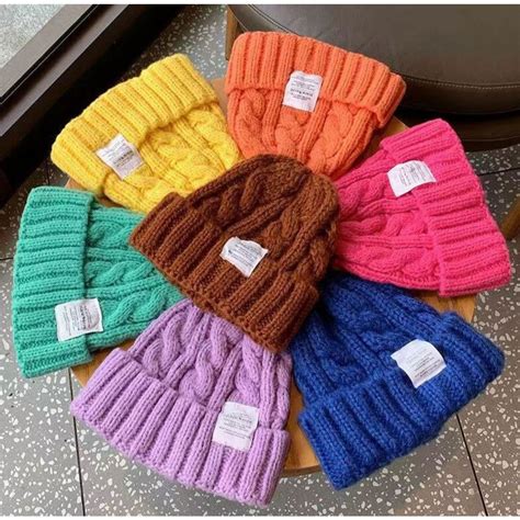 11 겨울 꽈배기 패션 니트 비니 니트 모자 모자 쿠팡