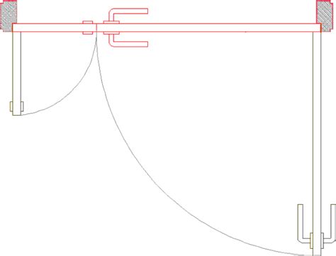 Dynamic Block Door DWG Block For AutoCAD Designs CAD