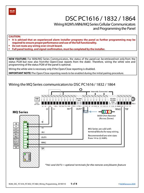 M2m Dsc Pc1616 Pc1832 Pc1864 Wiring Programming Pdf