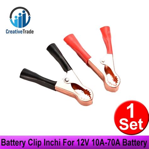 Battery Clip Inch For 12v 10a 70a Battery 1 Set Reliable And Sturdy