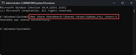 How To View Create Delete Network Shares Using Windows Command Prompt
