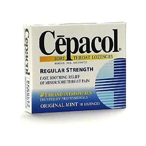 Cepacol Sore Throat Lozenges Regular Strength Original Mint Stuffing Foodtown