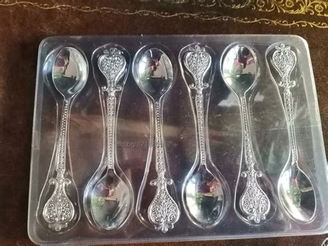 комплект посребрени лъжици за чай Съдове Сервизи Прибори Шумен