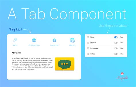 Simple Tab System Figma