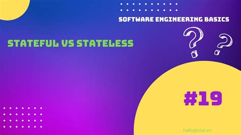 📗 19 Stateful App Vs Stateless App Học Software Engineering Cơ Bản