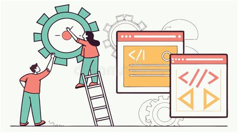 Code Editor Interface Programming And Software Development Vector Design Generative Ai Stock