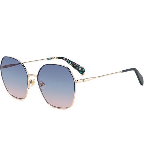 Kate Spade New York Womens Kenna Blue Round Sunglasses Dillards