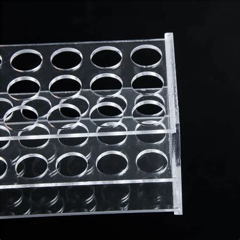 Centrifuge Test Tube Plexiglass Holder Support Clear Acrylic Glass Test