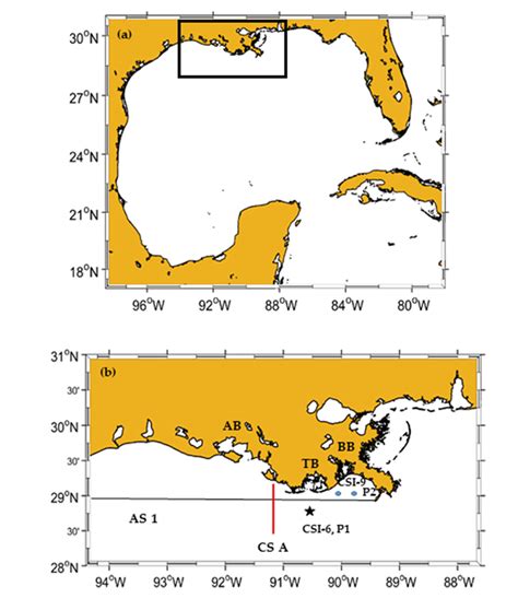 A Modeling Area And Bathymetry B Computational Mesh Mb In Panel