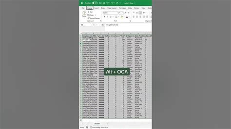 How To Autofit Rows And Columns In Excel Shorts Youtube