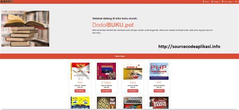 Source Code Aplikasi Toko Buku Berbasis Php And Mysql Coding Source Code Mysql