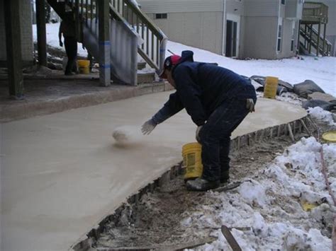 Cold Weather Concreting Tips For Preparing To Place Concrete In The Cold The Concrete Network