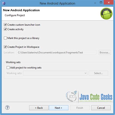 Android Fragments Example Java Code Geeks