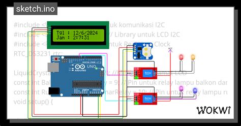 Lampu Otomatis Copy 2 Wokwi Esp32 Stm32 Arduino Simulator