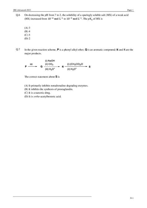 JEE Advanced 2023 Question Paper PDF Download Here AglaSem Admission