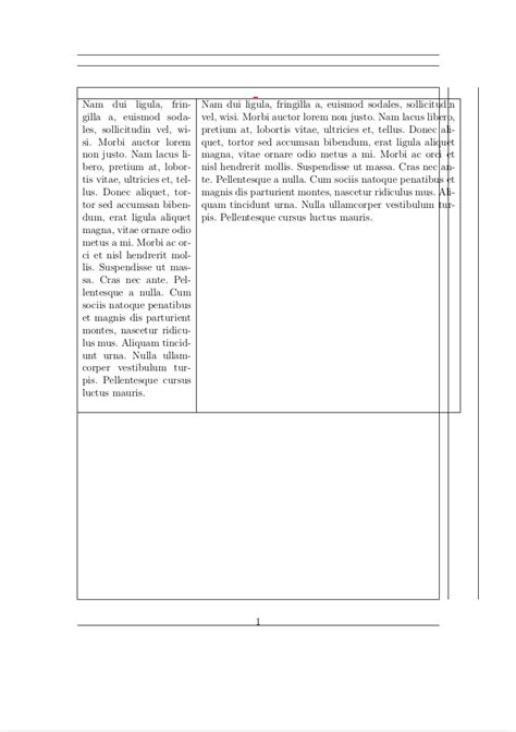 Tables How To Adjust Tabular Width To Math Body As Defined By Geometry Tex Latex Stack
