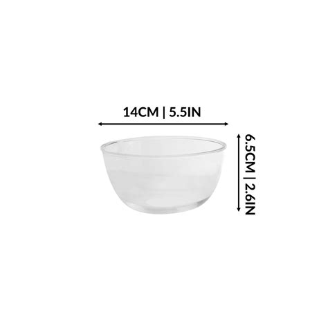 Set Of 3 Glass Mixing Bowls