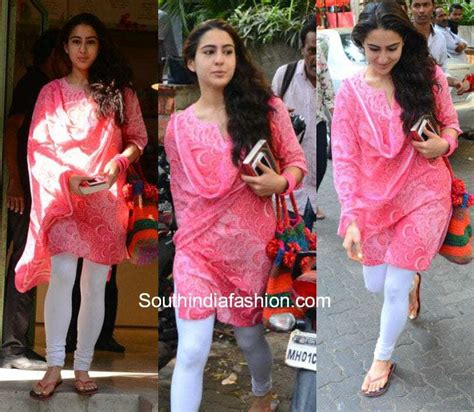 Sara Ali Khans Casual Ethnic Look South India Fashion