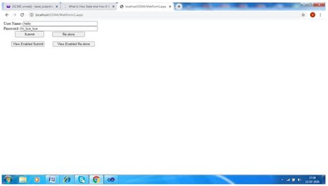 Aspnet Viewstate Example Of Aspnet Viewstate
