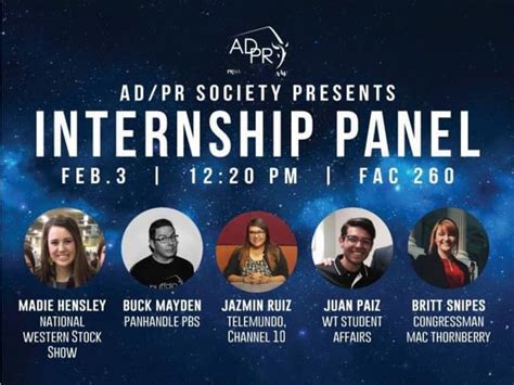 Internship Panel Pdf Marketing And Advertising Business