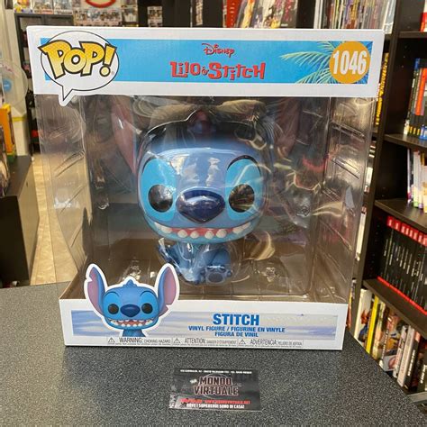 Funko Pop 1046 Stitch Oversize Da 25cm Lilo And Stitch Disney Mondo