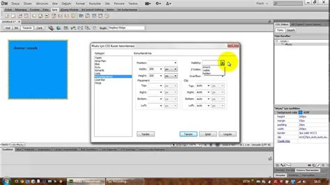 Arşiv Adobe Dreamweaver Cs6da Css Kuralı Oluşturma Ekranı Iii Ders 34 Youtube