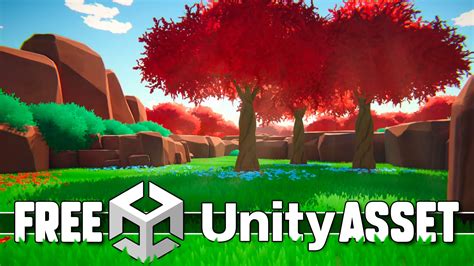 Free Unity Green Meadows Stylized Environment