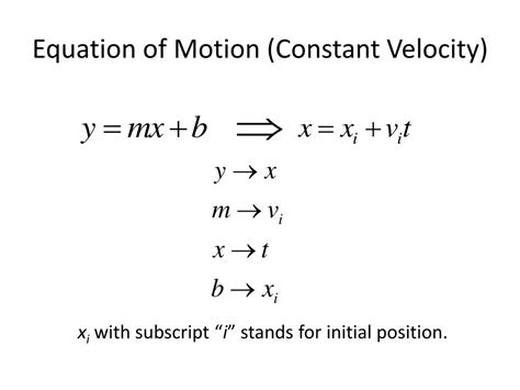 ppt motion with constant velocity in 1d powerpoint presentation free