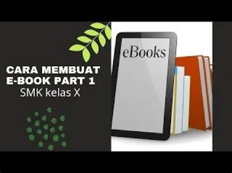 BAGAIMANA CARA MEMBUAT EBOOK YANG MUDAH YouTube