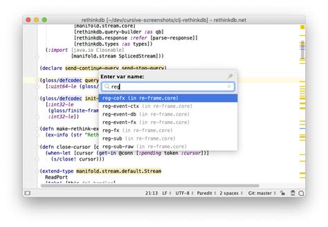 Cursive Macro Support