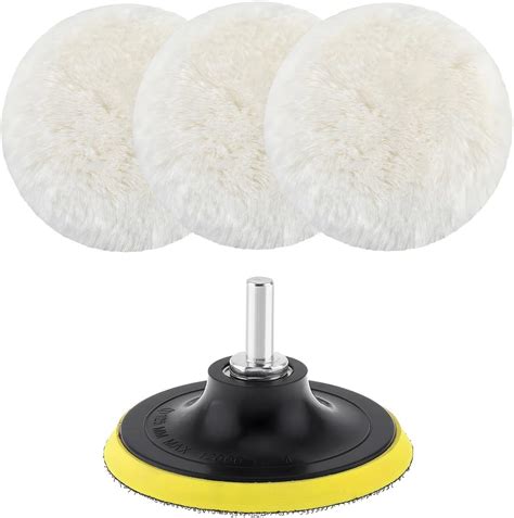 Yourkar 7 Inch Wool Polishing Buffing Pad Polishing