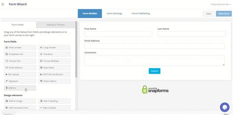 Address Snapforms Resources And Faqs