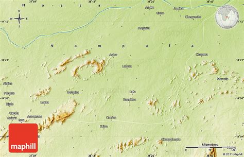 Physical Map of Timácua