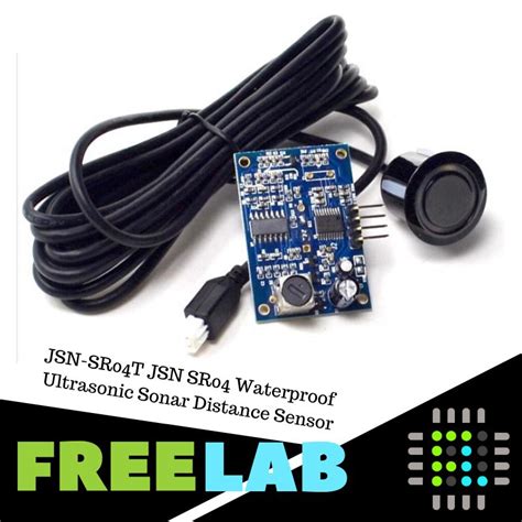 Jsn Sr04t JSN SR04 Waterproof Ultrasonic Sonar Distance Sensor Shopee Malaysia