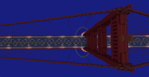 Golden Gate Bridge 11 Scale Minecraft Map