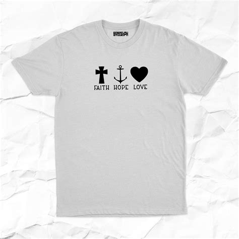 Gsph Faith Hope Love Bible Verse Shirt Christian Gospel Scriptures